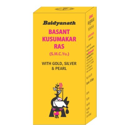 BAIDYANATH Basant Kusumakar Ras with Gold, Silver & Pearl tablets(50 ...