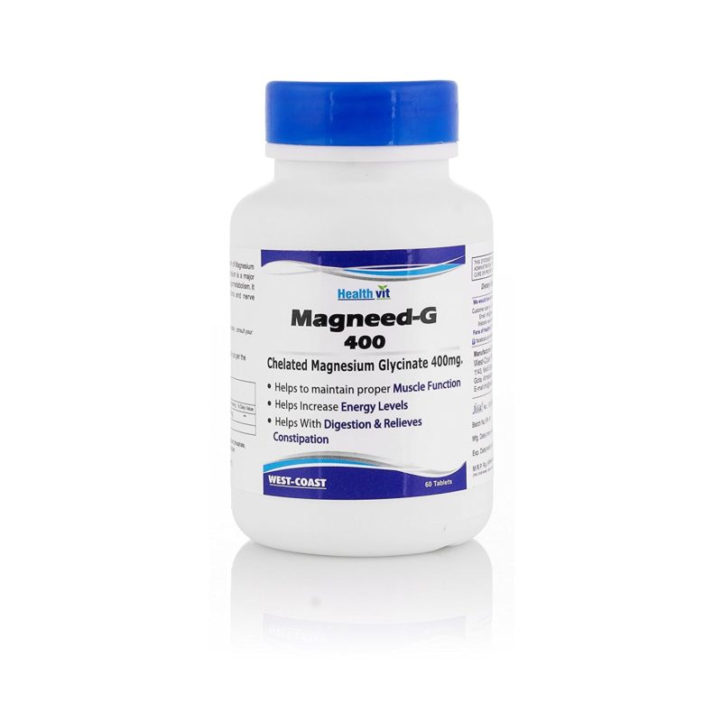 HealthVit Magneed G 400 Chelated Magnesium Glycinate 400mg Tablet ...