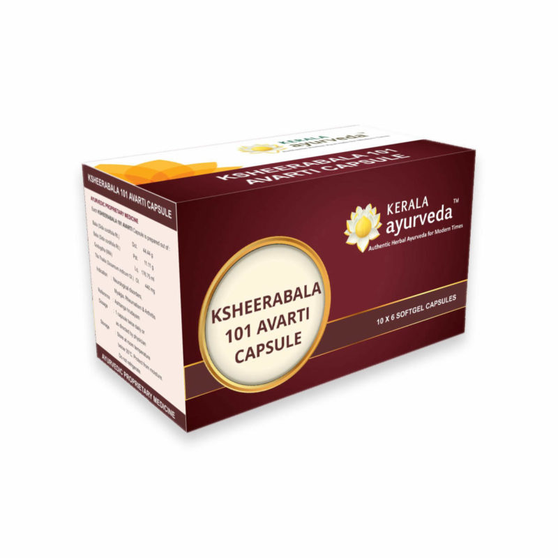 KERALA AYURVEDA Ksheerabala 101 Avarti Capsule - Fitbynet