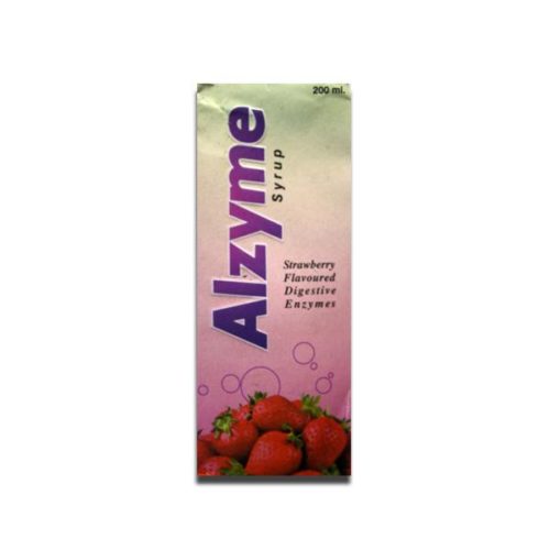 Alzyme Syrup Strawberry_Alkem labs - Fitbynet