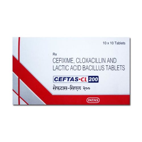 Ceftas CL 200 mg Tablet_INTAS - Fitbynet