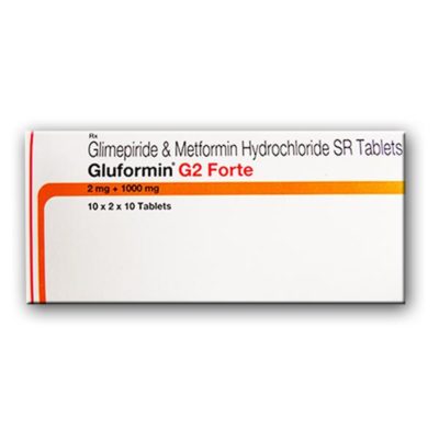 Gluformin G 2 Forte Tablet SR_ABBOTT - Fitbynet