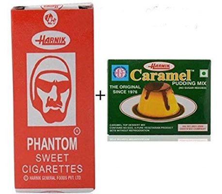 Harnik Phantom Sweet Cigarette Candy Pack Of 24 With Caramel Pudding ...