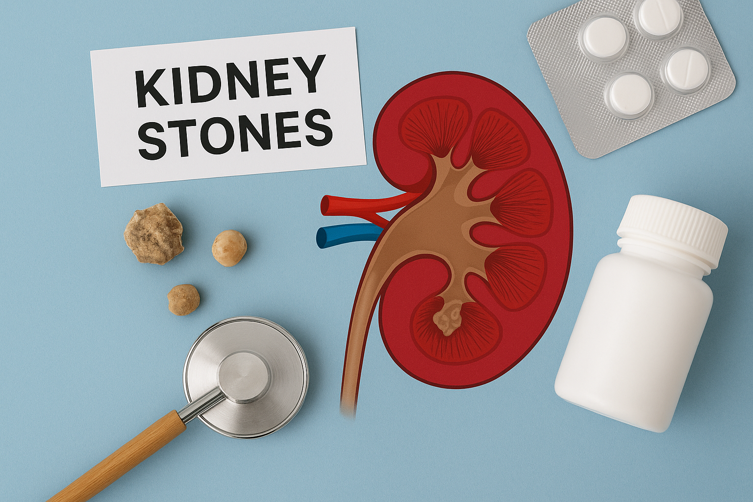 Kidney Stones: Cause, Symptoms, Medication & Treatment - Fitbynet